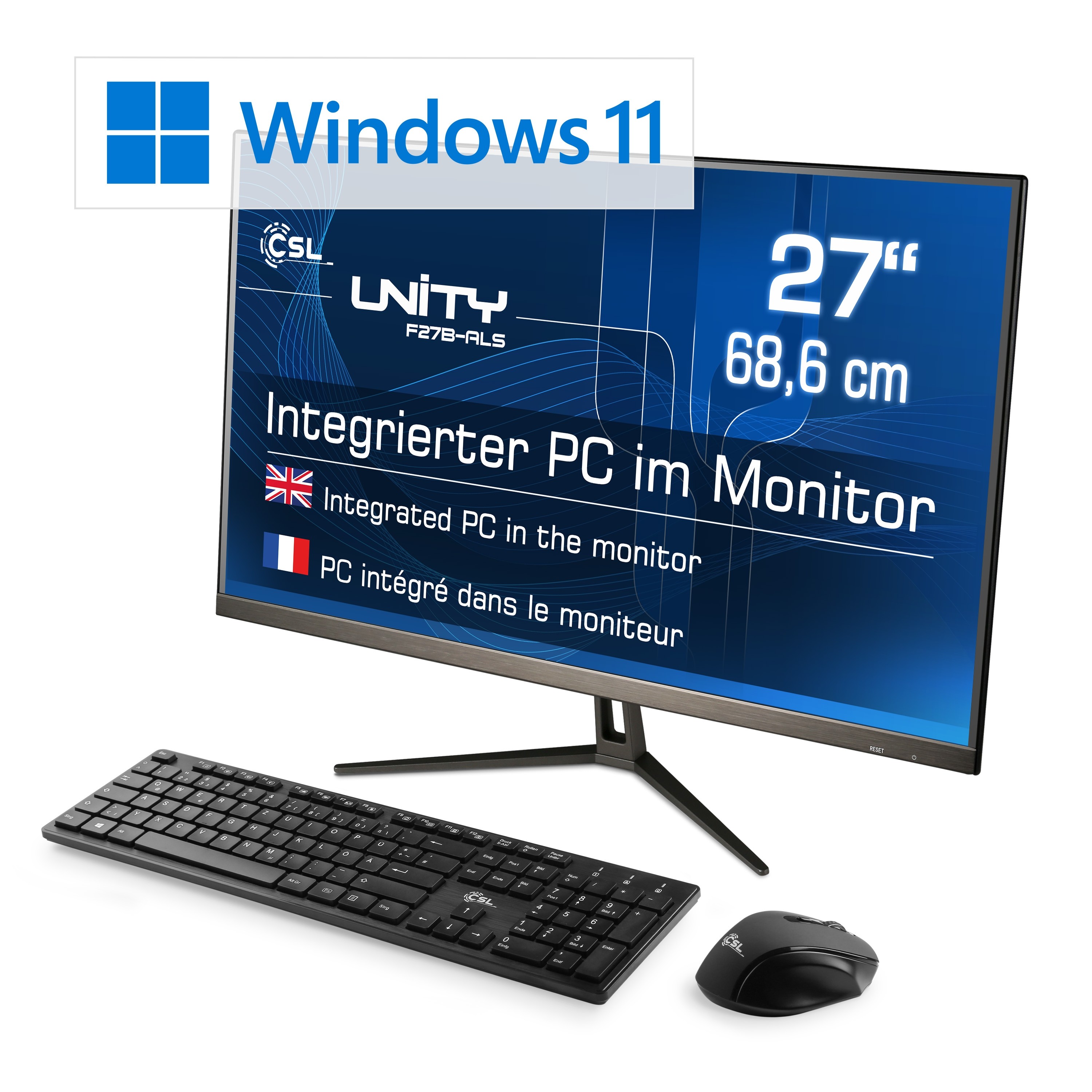 CSL Computer | All-in-One-PC CSL Unity F27B-ALS / Windows 11 Pro / 512GB+16GB