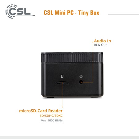 CSL Computer | Mini PC - CSL Tiny Box / Windows 11 Pro