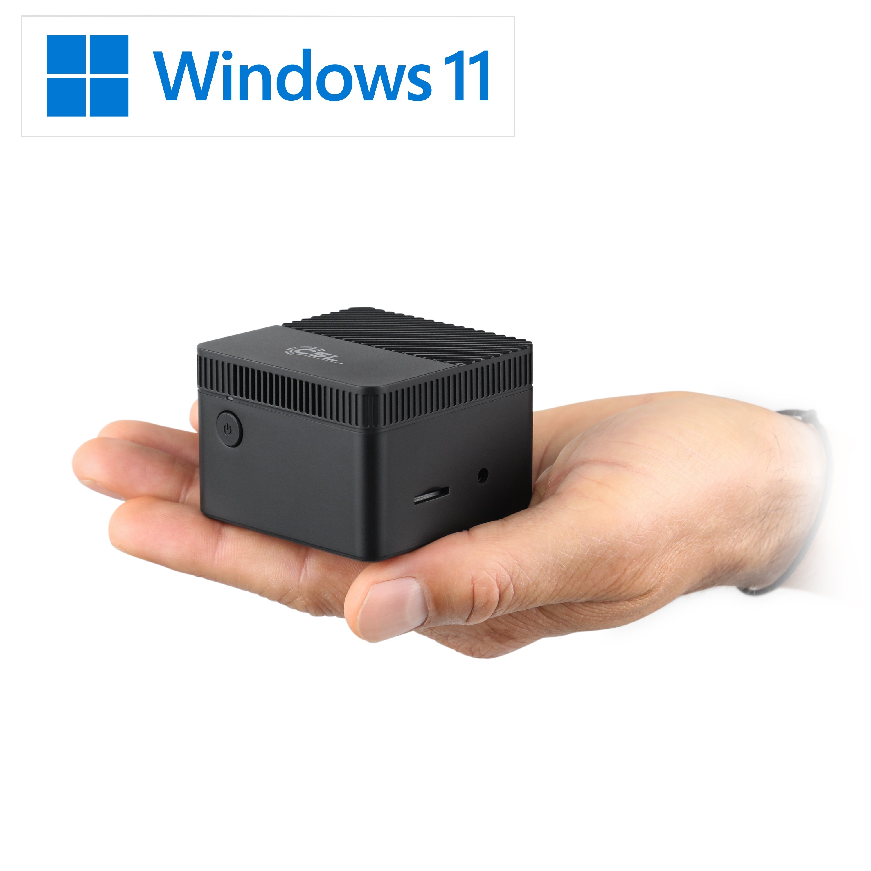 CSL Computer | Mini PC - CSL Tiny Box / 256GB M.2 SSD / Windows 11 Pro